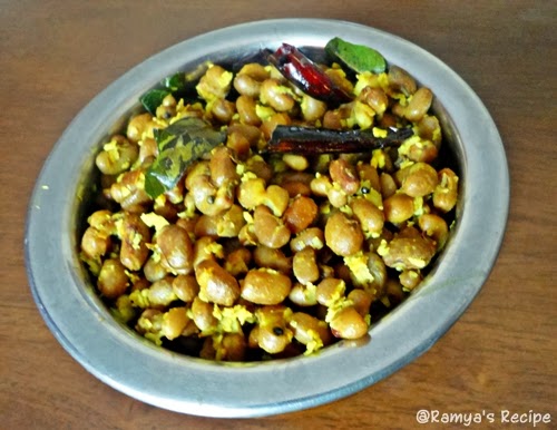 Ramya's Recipe...: Vanpayar thoran