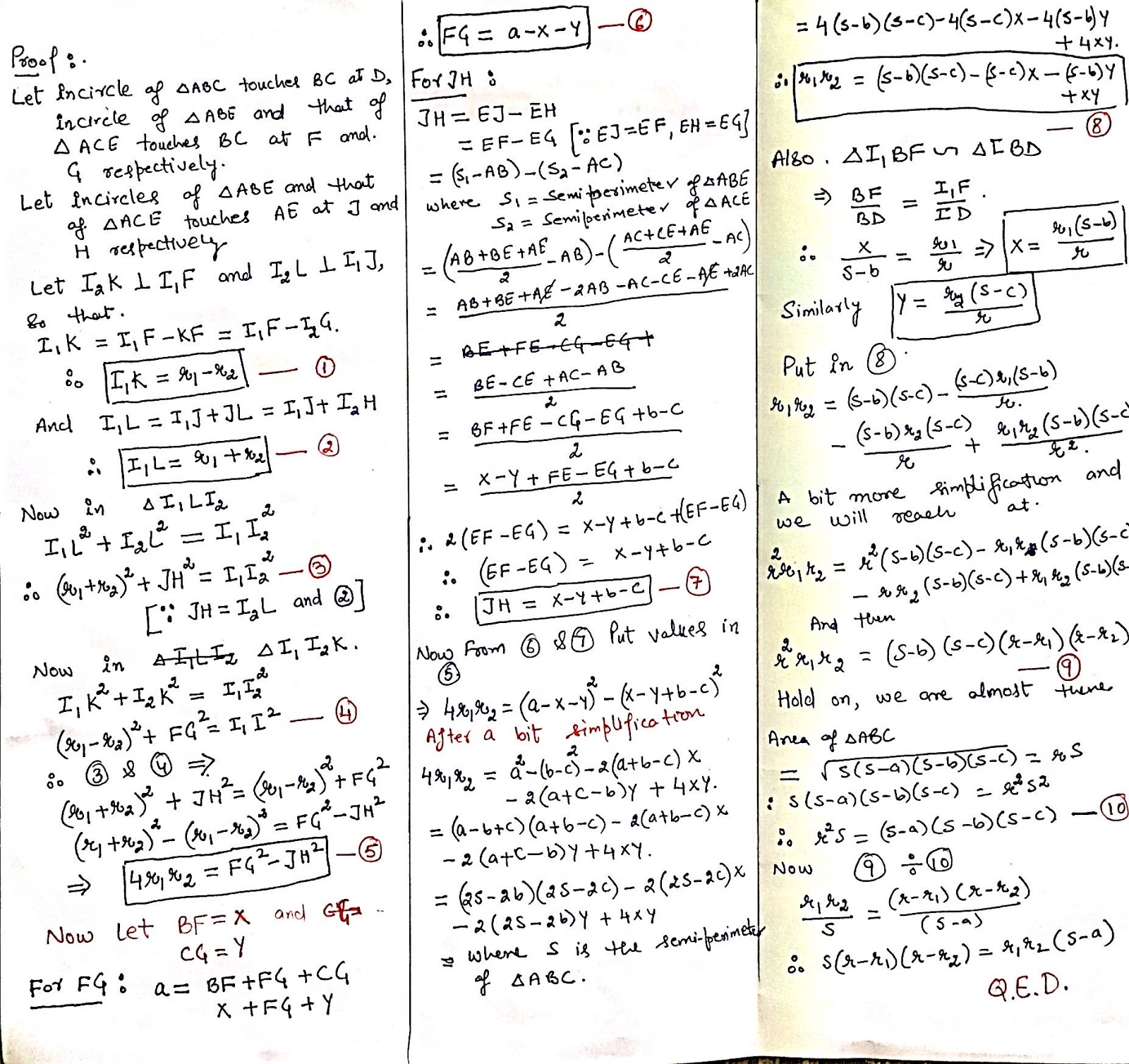 Maths problems : Solution to problem 1