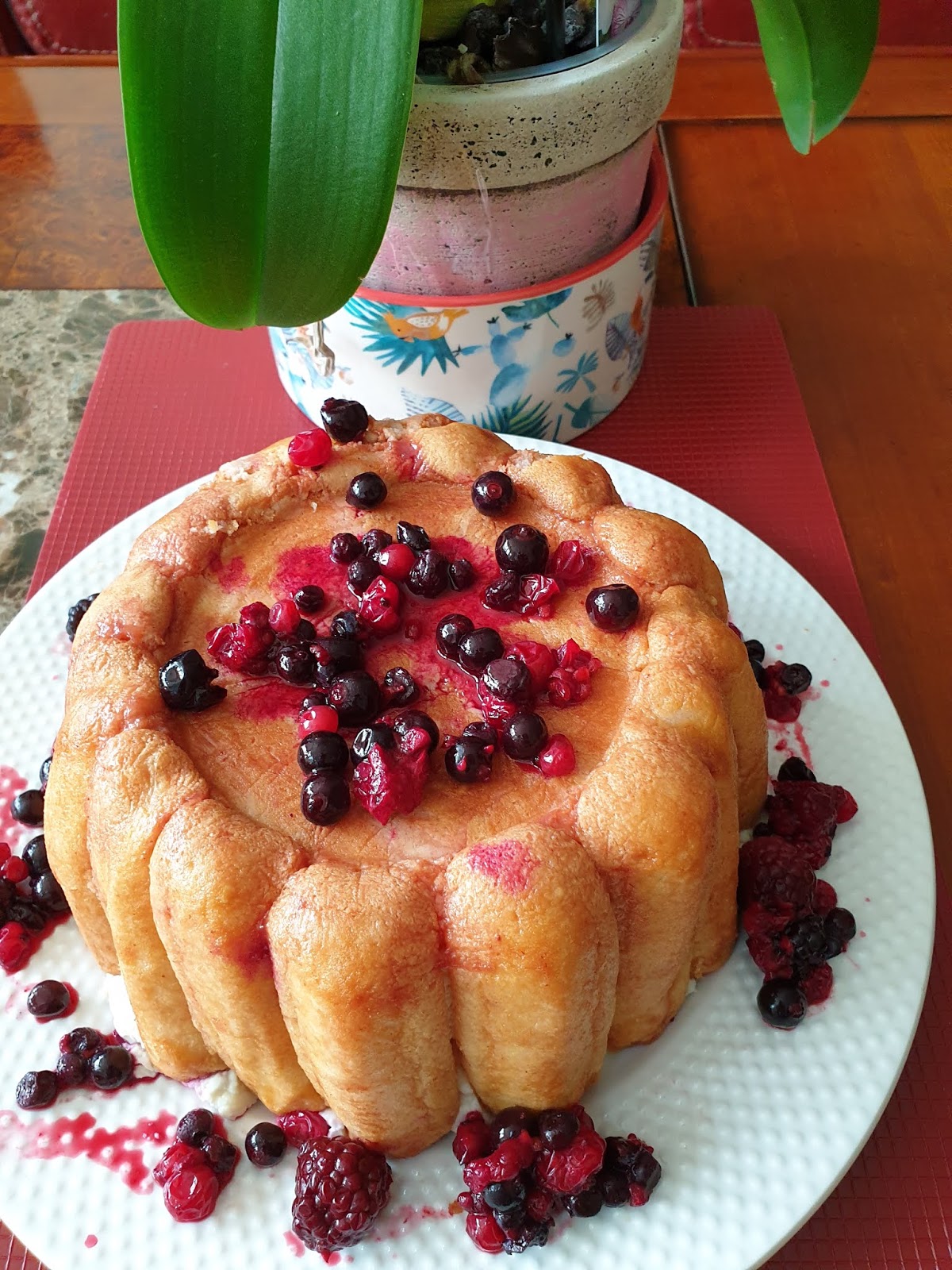 FloViCook: Charlotte aux fruits rouges