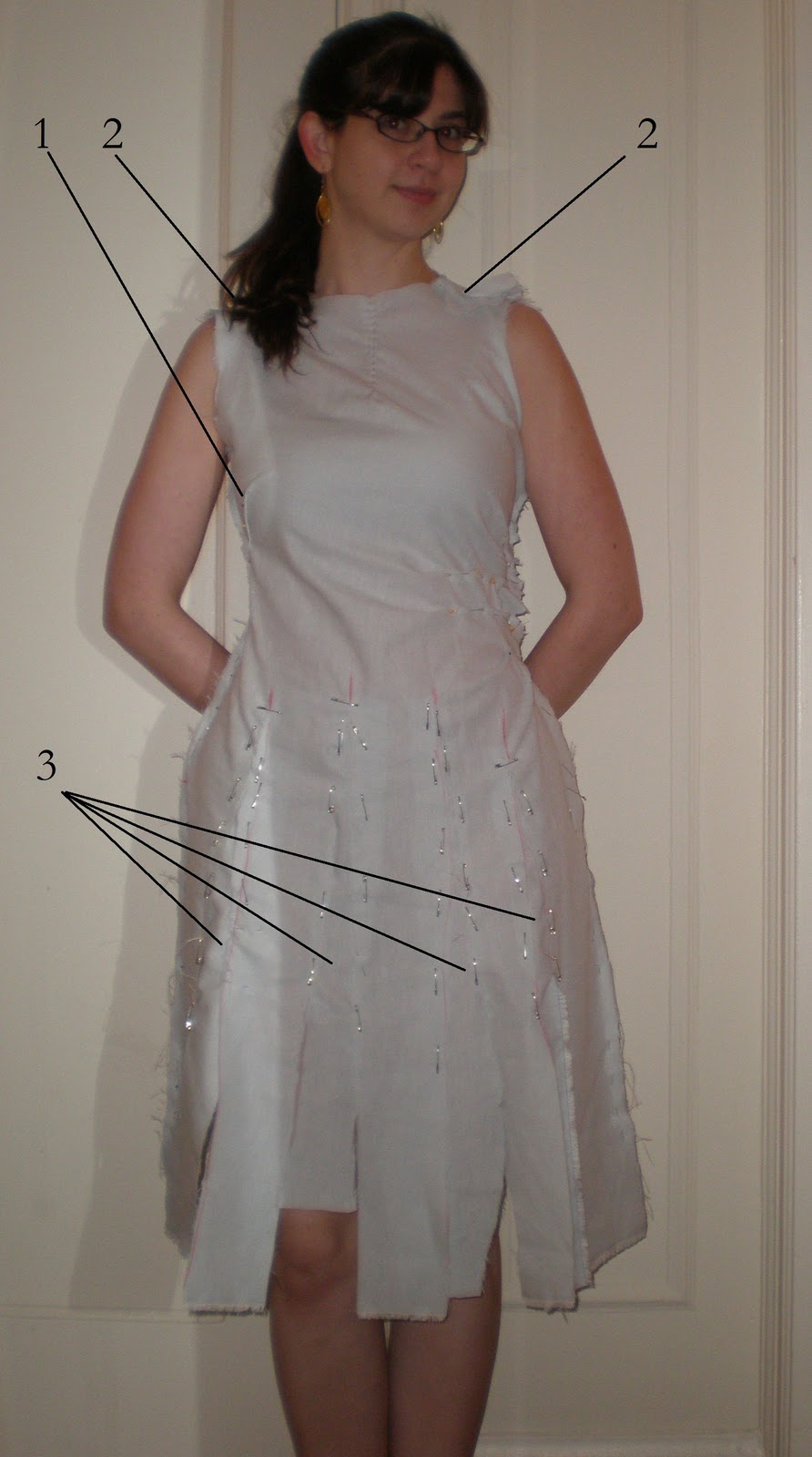 A Fabric Fixation: New Look 6000 - Muslin 2