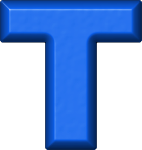 Letras em PNG alfabeto azul moldes -ALFABETOS LINDOS