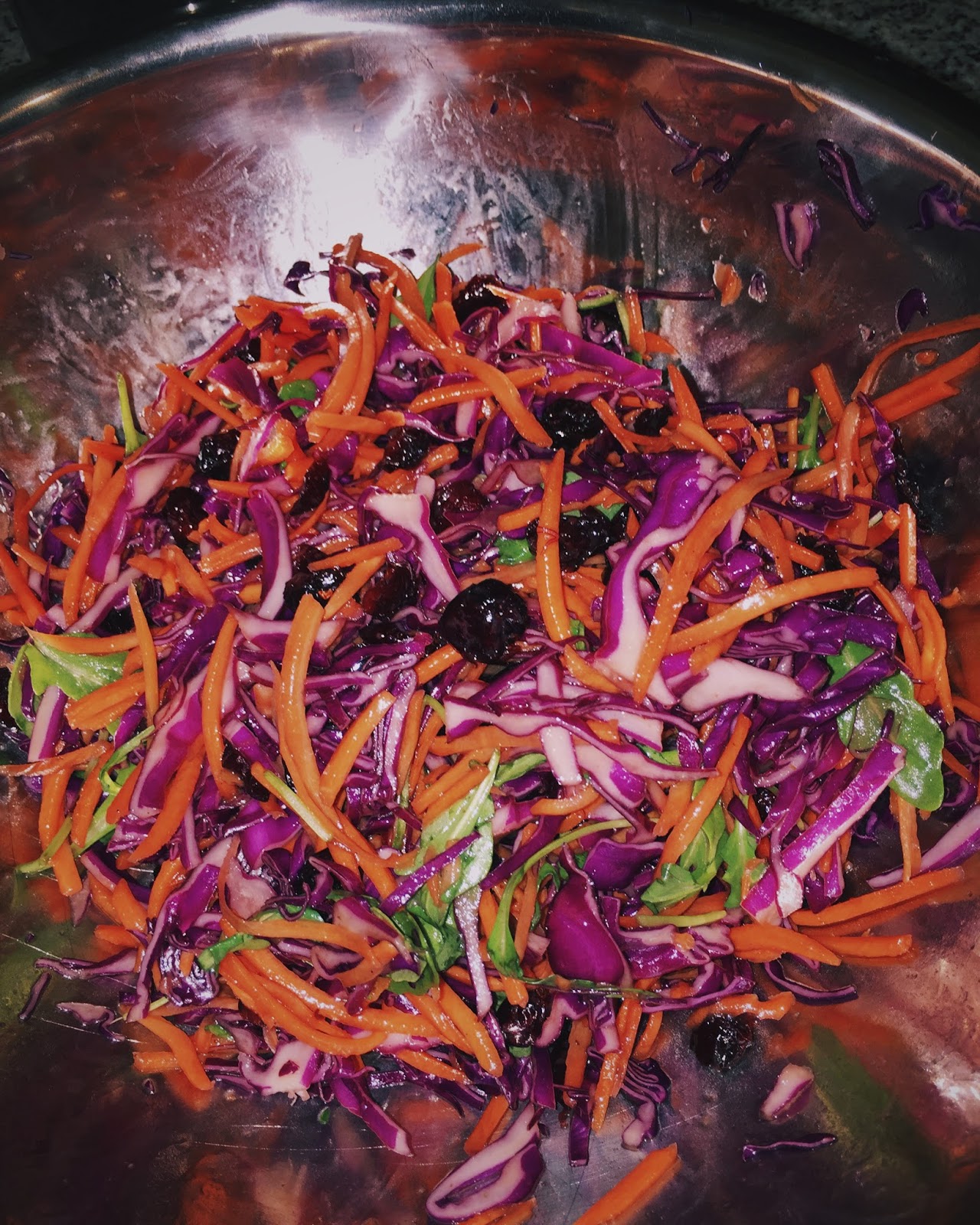 AAY! NUTRITION TIPS: RECIPE: Purple Cabbage and Carrot Salad