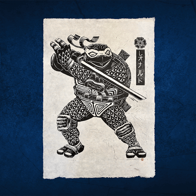 NickALive!: iam8bit Unveils Limited Edition 'Block Print Ninjas' TMNT ...