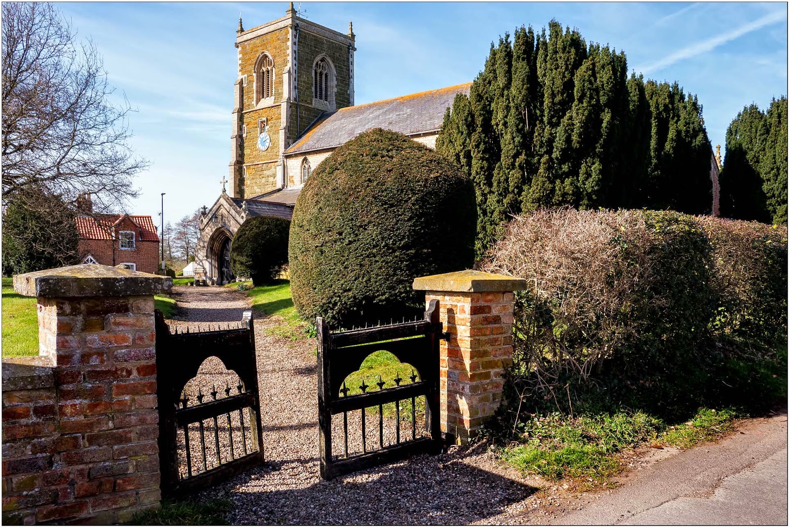 Lincolnshire Cam: The village of Partney, Lincolnshire.