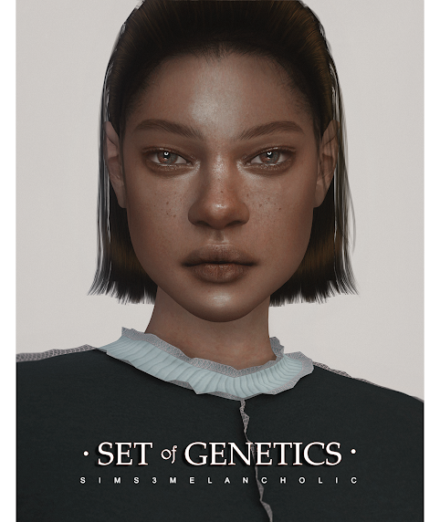 The Sims 4 Download Set of Genetics by Sims3Melancholic (CC Finds)