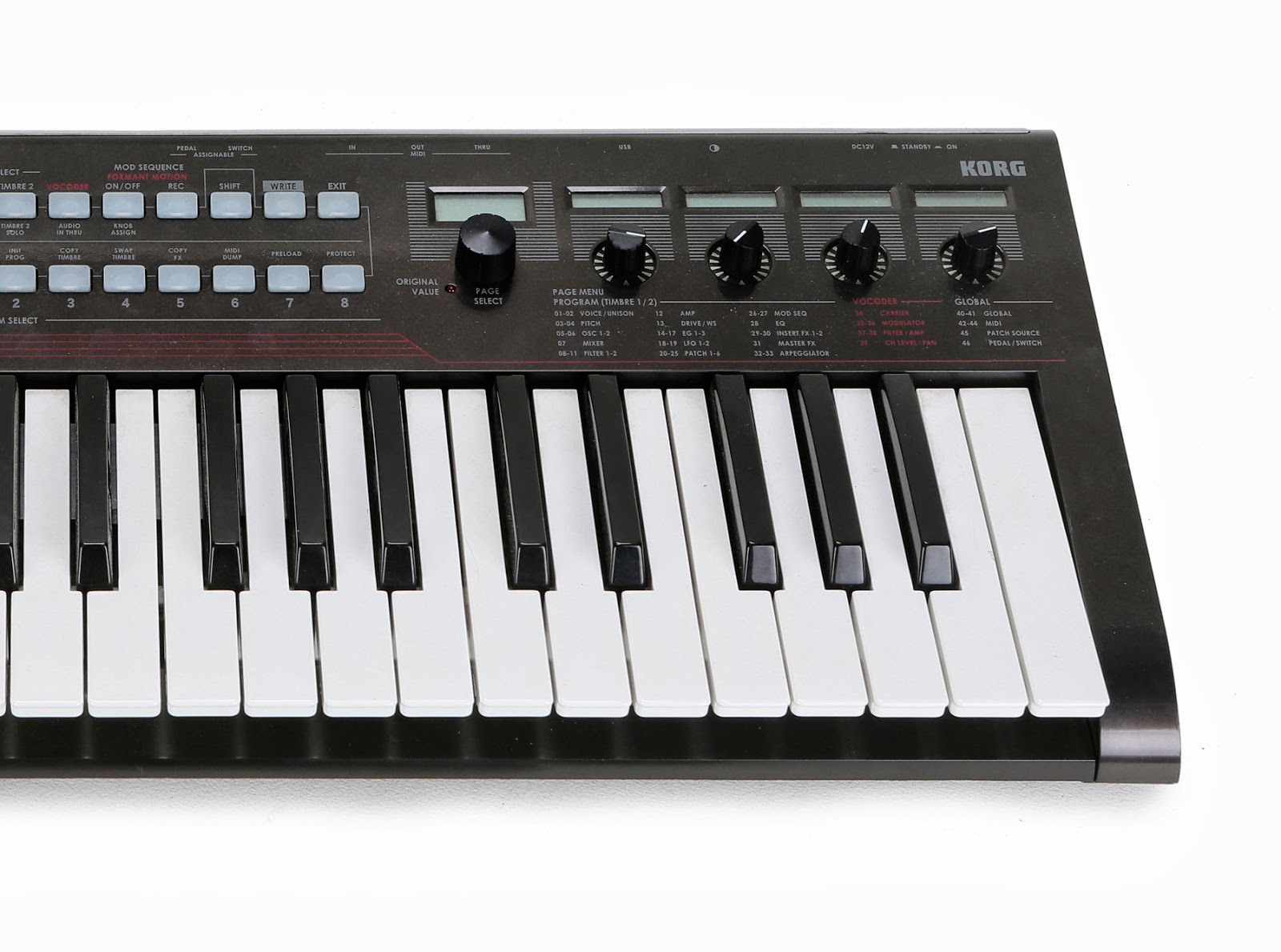 MATRIXSYNTH-B: Korg R3 Synthesizer Vocoder Keyboard