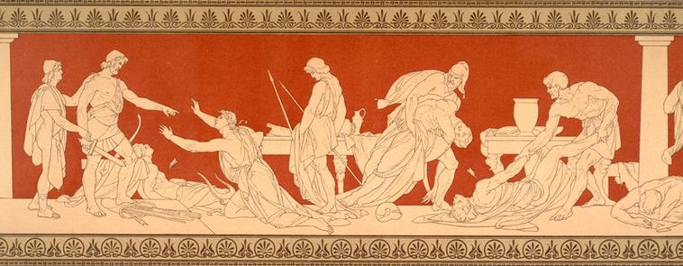 Home of Odysseus: Why were there so many suitors waiting?