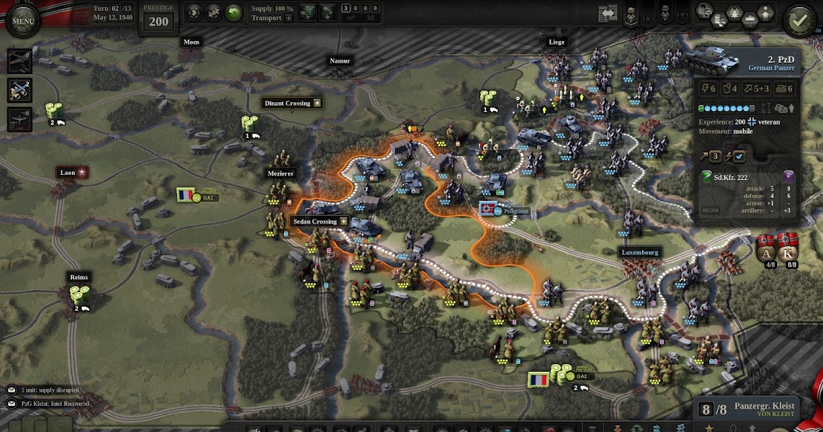 Real and Simulated Wars: Unity of Command II Teaches You Operational Art