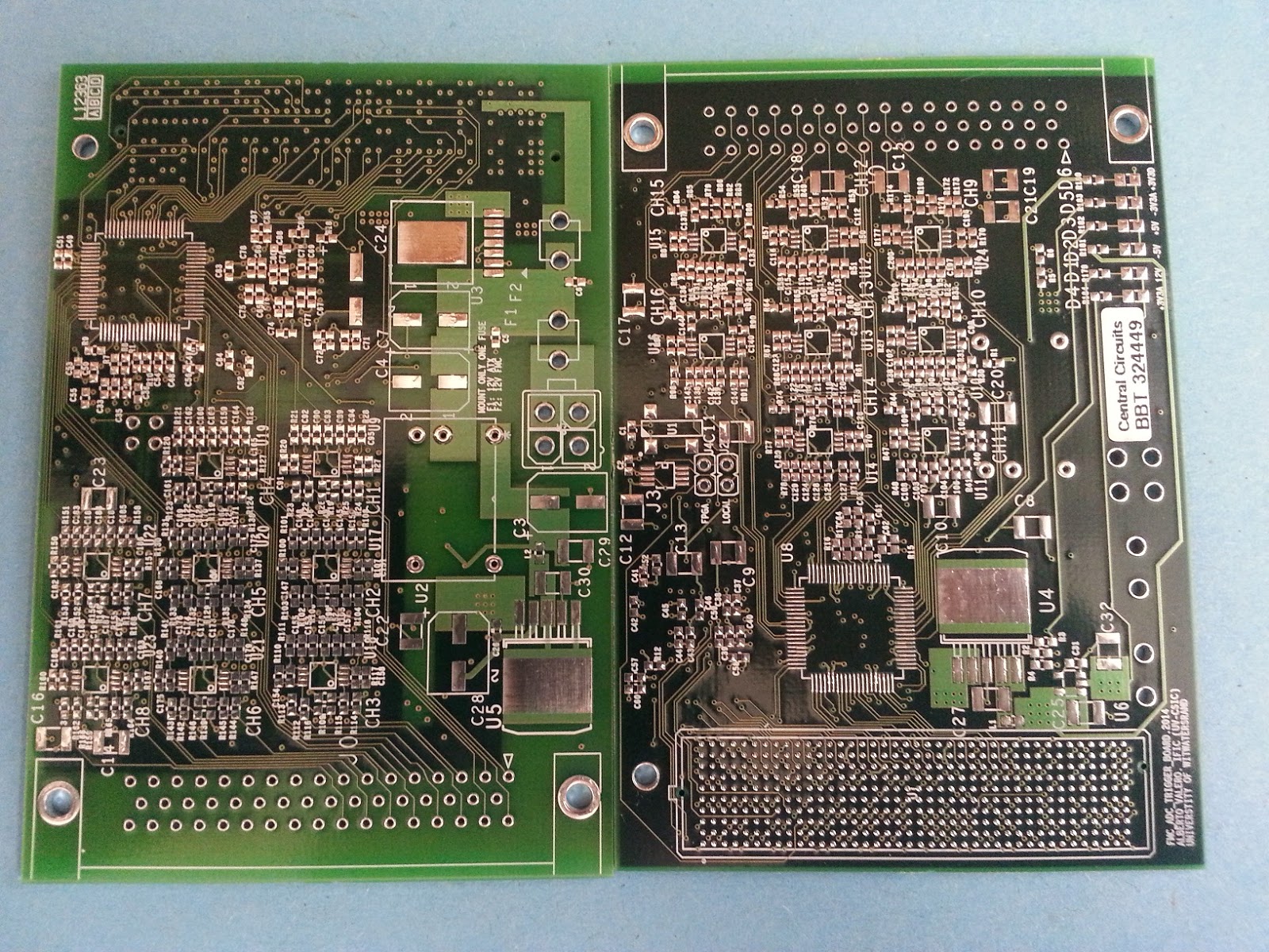 HEP Group Blog: PCB for ADC board for ATLAS TileCal Prometeo system