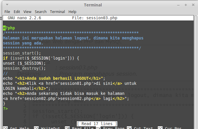 Session dan Cookies pada PHP ~ Achmad Sulthoni BLC Telkom Klaten