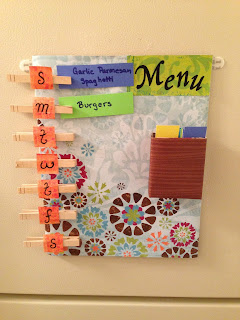 Crafted By Corley: My Menu Board