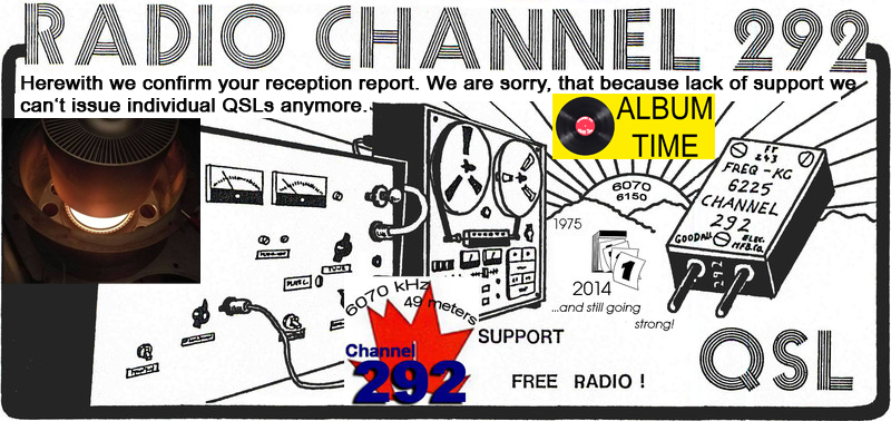 el blog de pere justo: Targeta QSL-e de Radio Channel 292 (Alemanya)