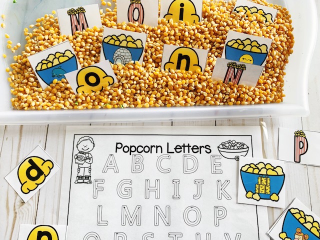 Alphabet Bins | Busy Hands and Minds