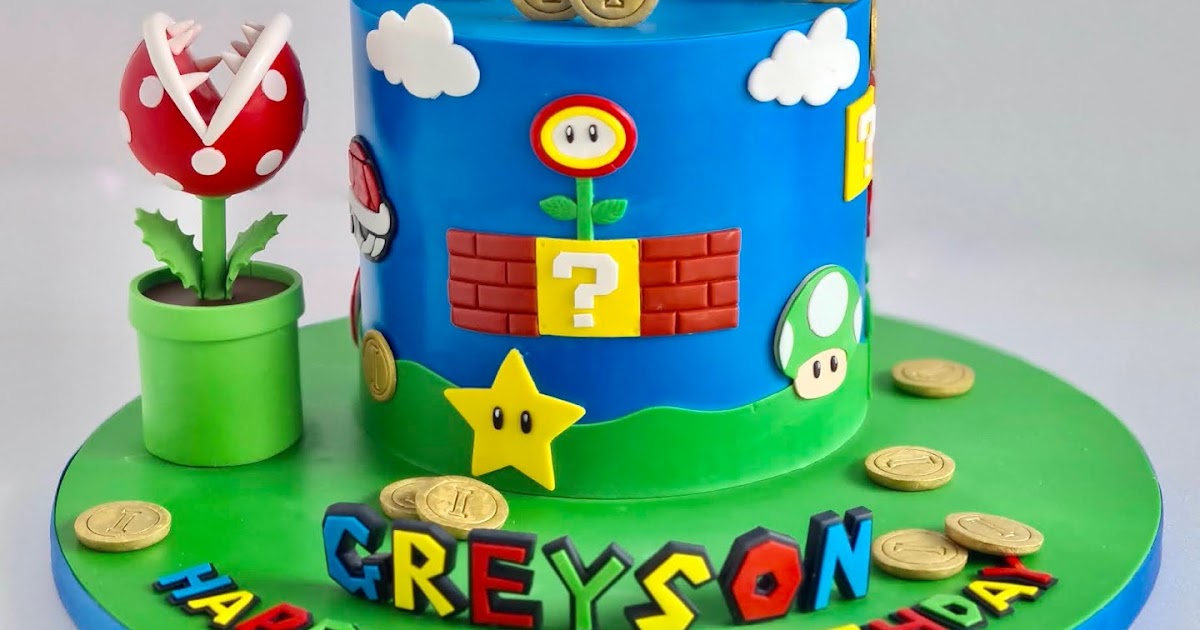 Celebrate with Cake!: Super Mario featuring Bowser single tier Cake