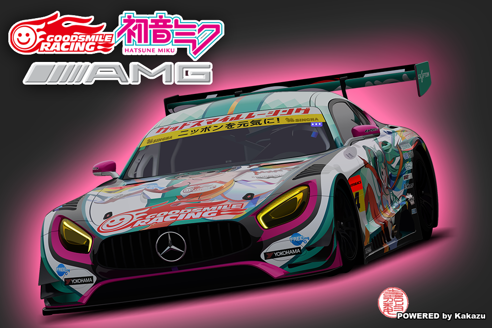 Kakazu Motorsports: Goodsmile Racing Hatsune Miku AMG GT3 - Super GT GT300