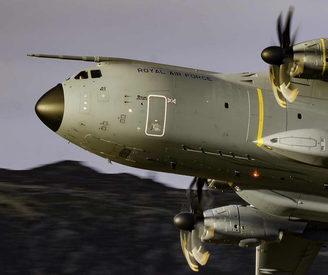 SNAFU!: A400M Grizzly thru the Mach Loop...