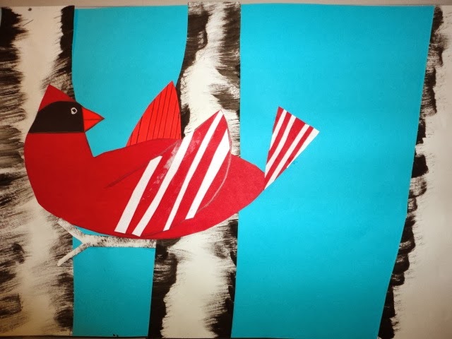 Thomas Elementary Art: 3rd Grade Charley Harper Cardinals