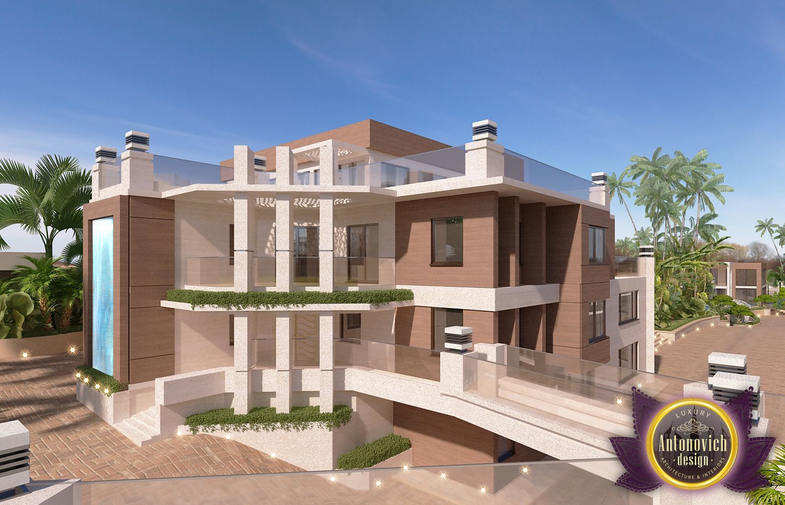 LUXURY ANTONOVICH DESIGN UAE: Exterior Design in UAE by Katrina Antonovich