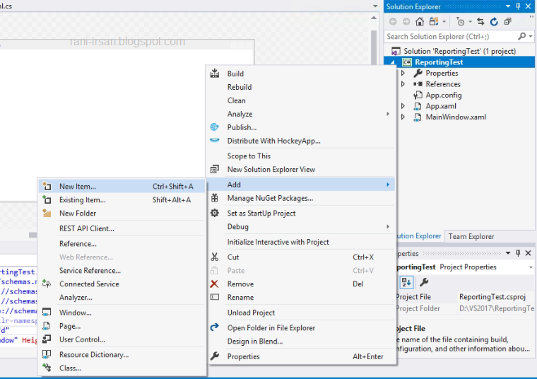 Installing RDLC Report in Visual Studio Community Edition 2017
