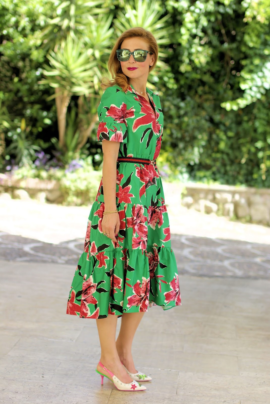 The best dress for Summer is floral and green | Fashion and Cookies ...