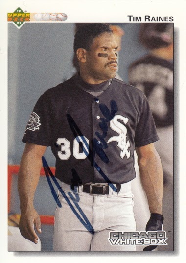 Daily Autograph: Tim Raines
