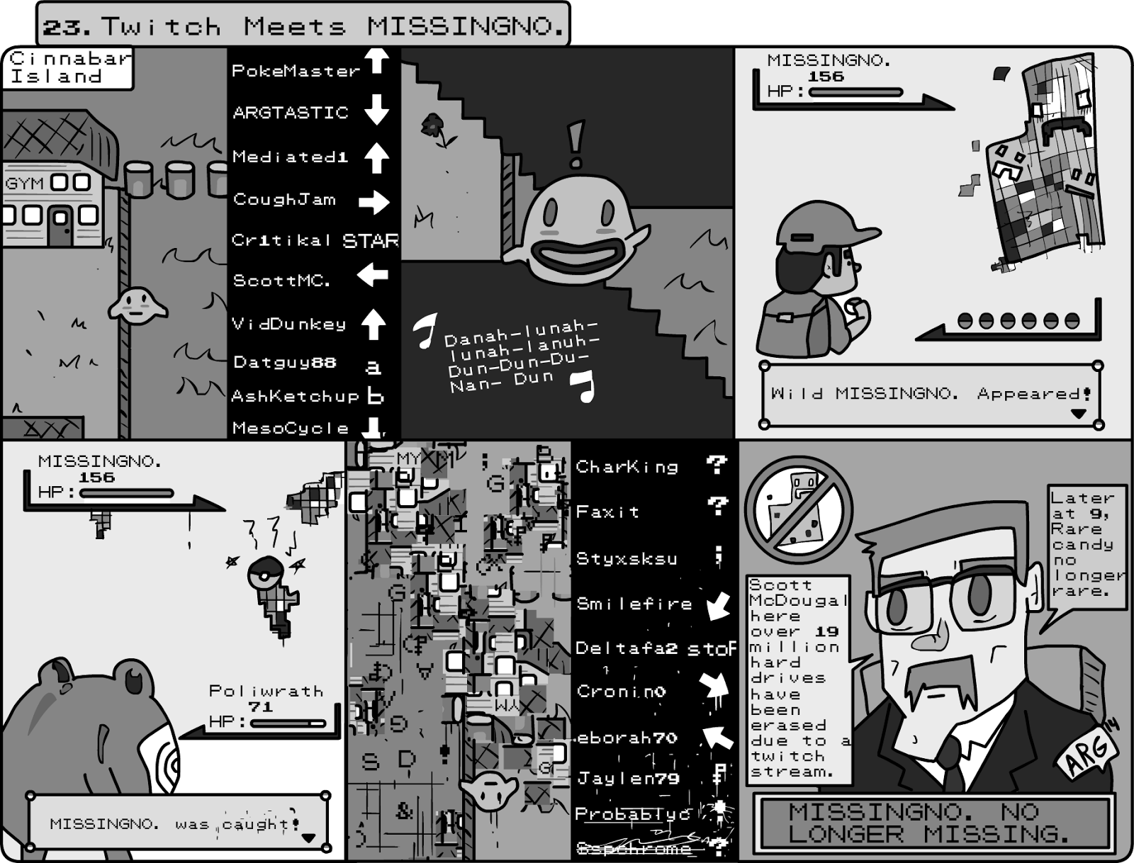 Missingno Comic