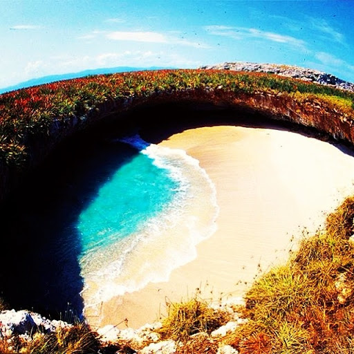 Hidden Beach of Islas Marietas, Mexico