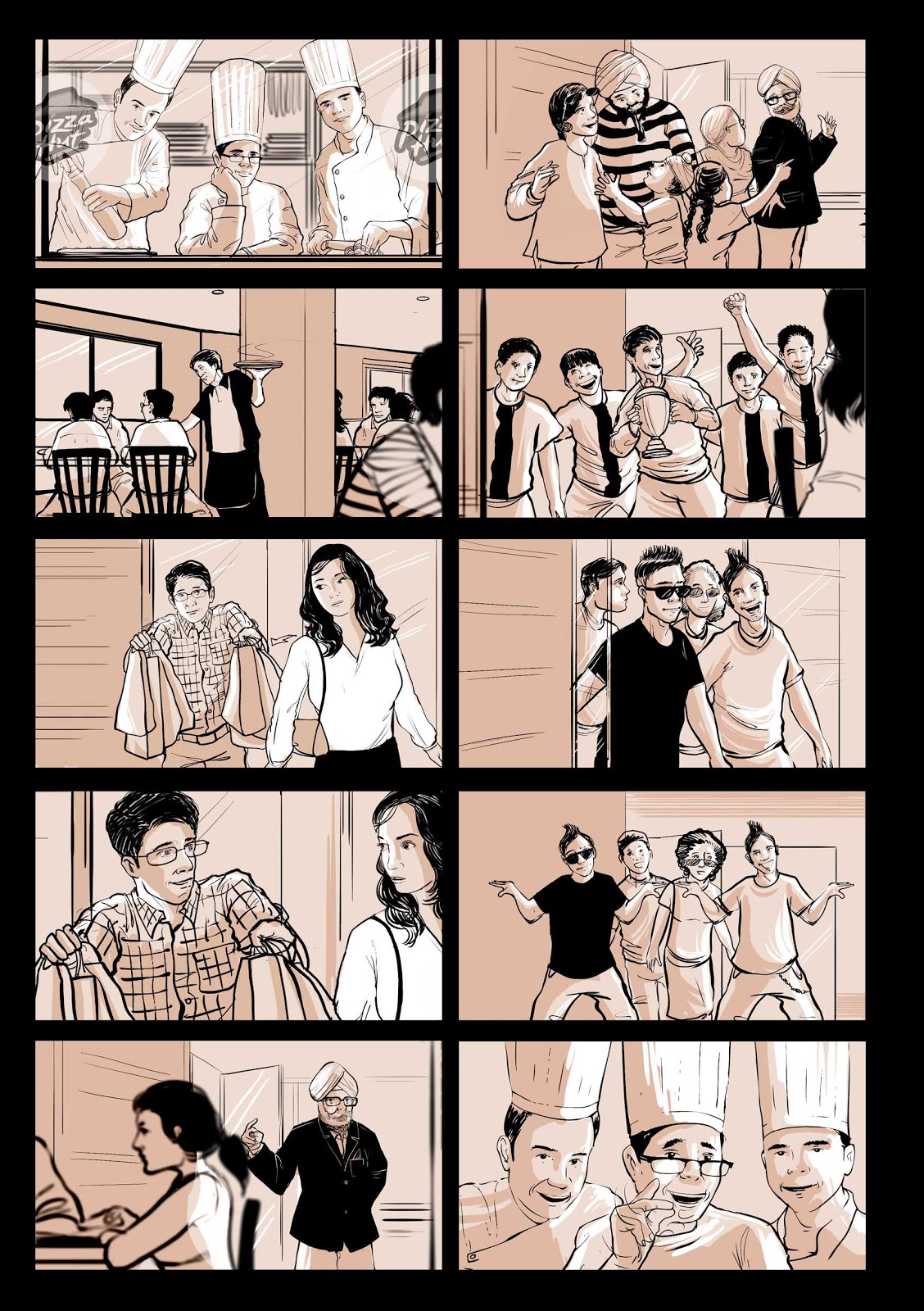 COMEDY OF ERRORS: STORYBOARD