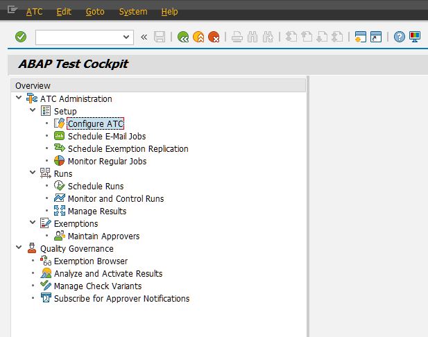 SAP ABAP Notes: Implementing ATC in the system during Task Release