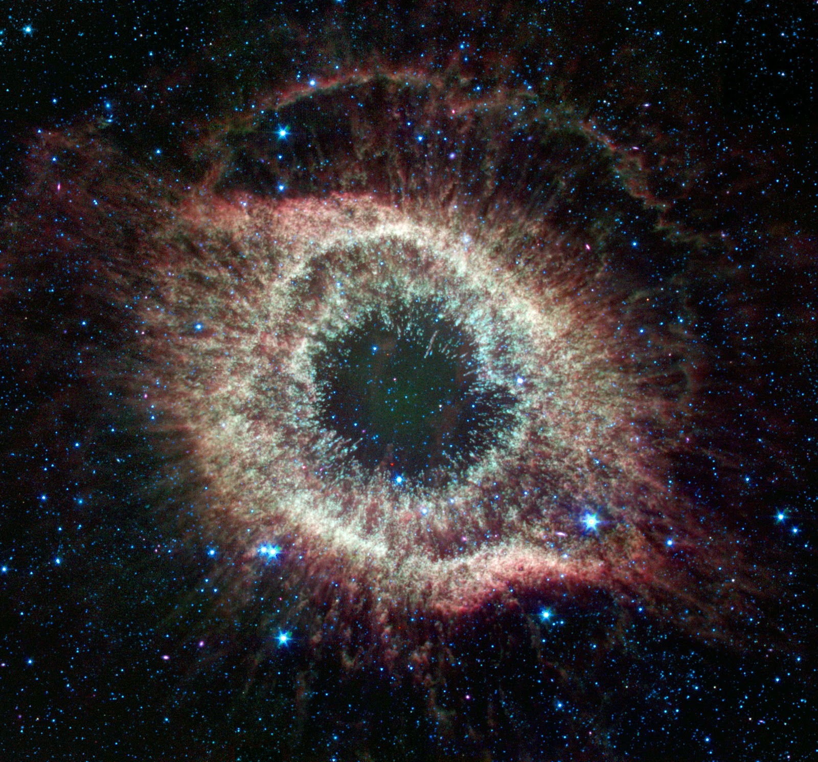 Helix Nebula in the Infrared | Earth Blog