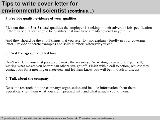 Environmental Science Cover Letter Samples Sample Letter environmental-science-cover-letter-samples-sample-letter
