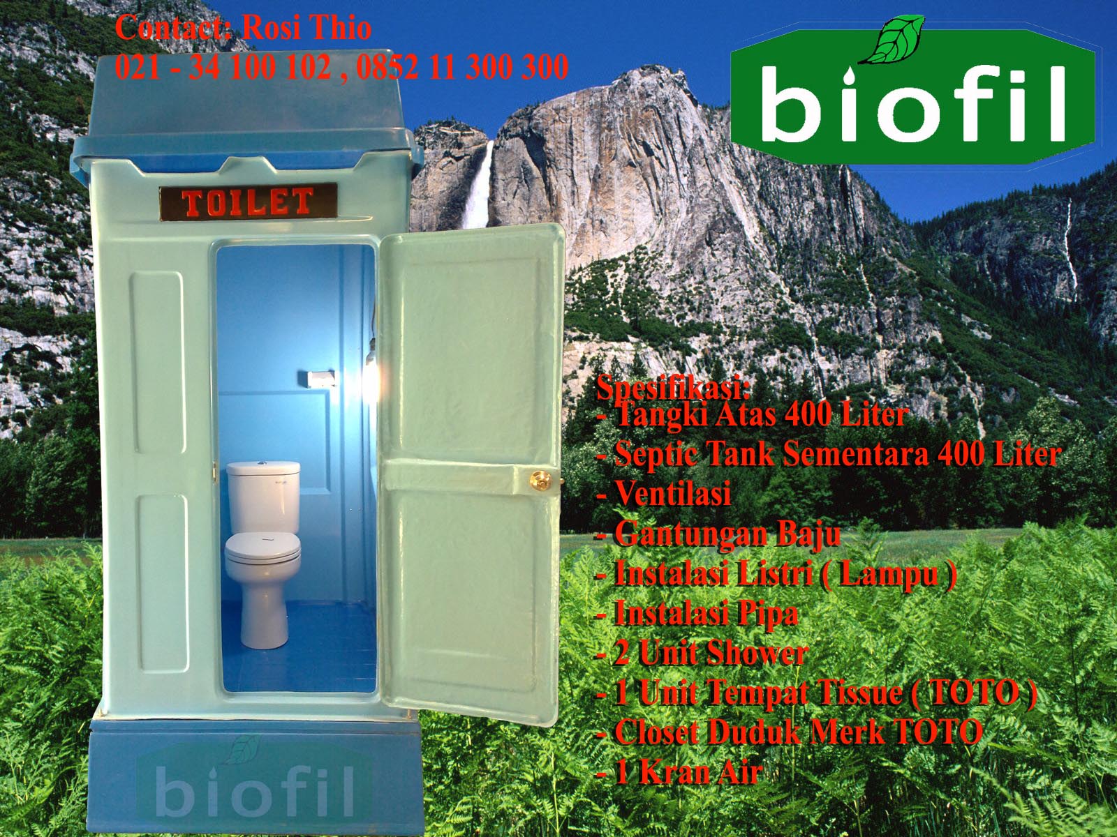 BIOFIL SEPTIC TANK, PORTABLE TOILET, GREASE TRAP, INDURO FIBREGLASS ...