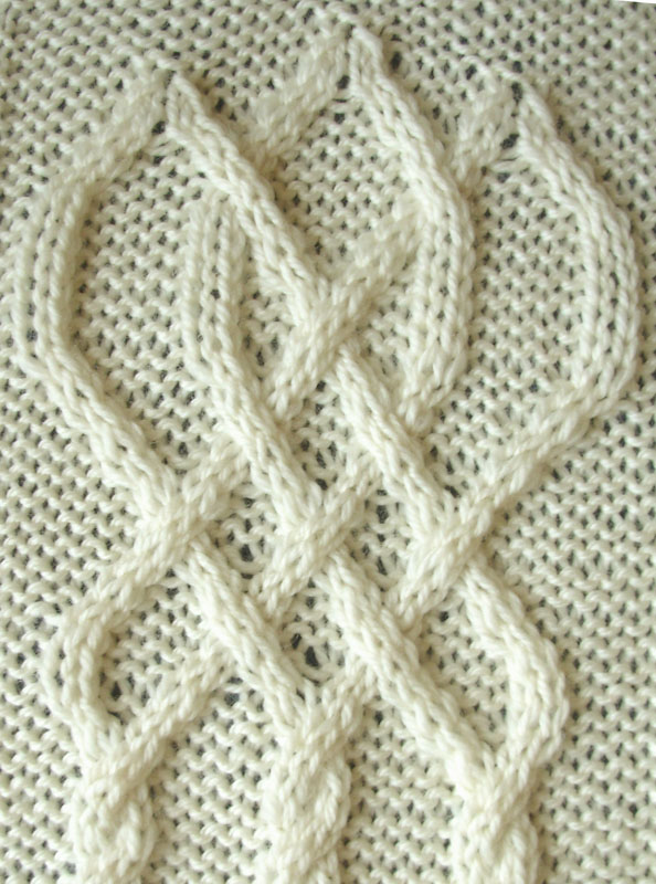 Ivanova and Carter Knit: Celtic Knot #7