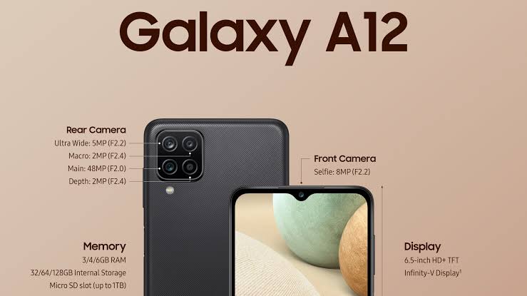 Spesifikasi dan Harga HP Samsung Galaxy A12 Terbaru