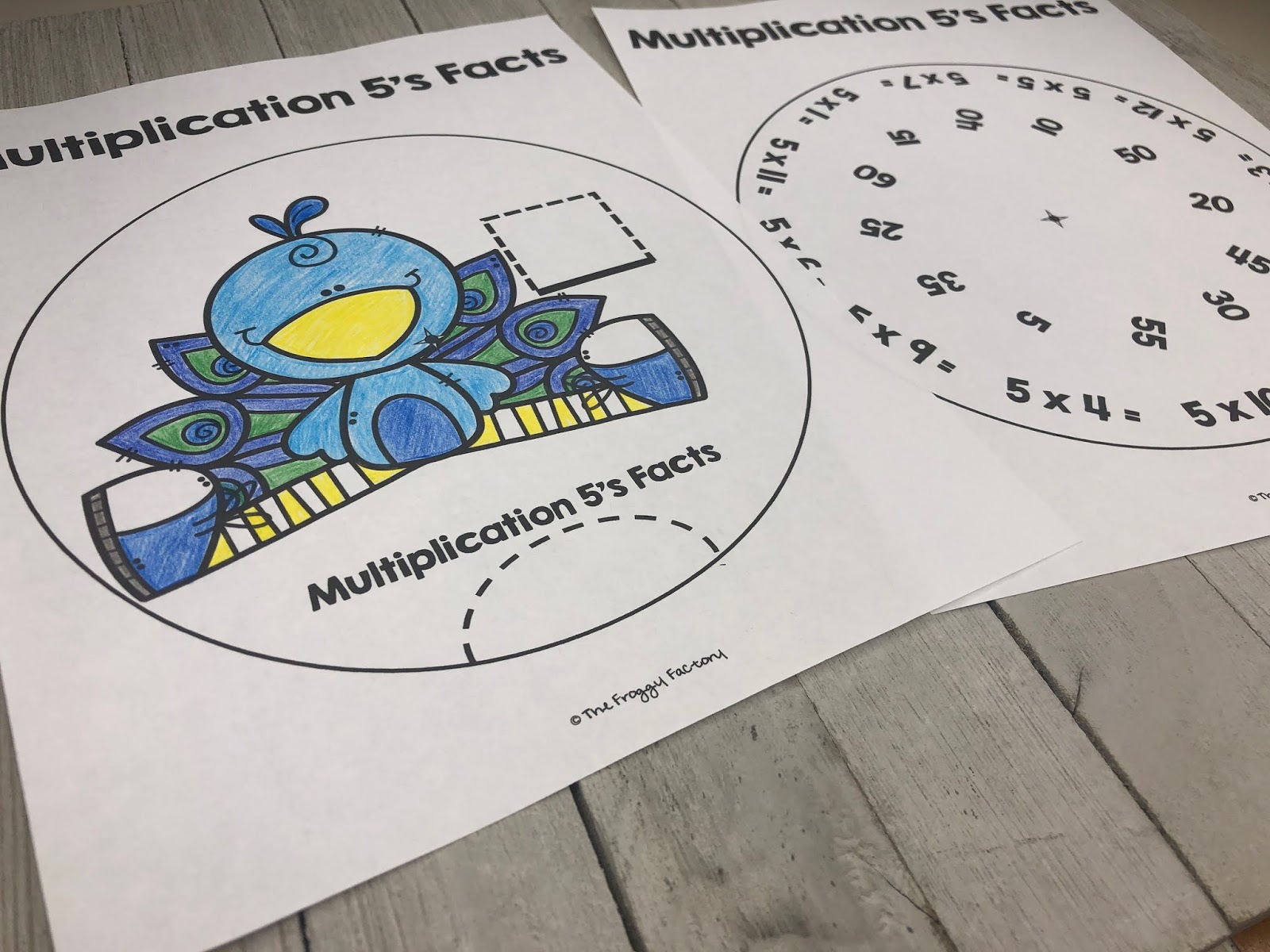The Froggy Factory: Multiplication Fact Fluency Practice