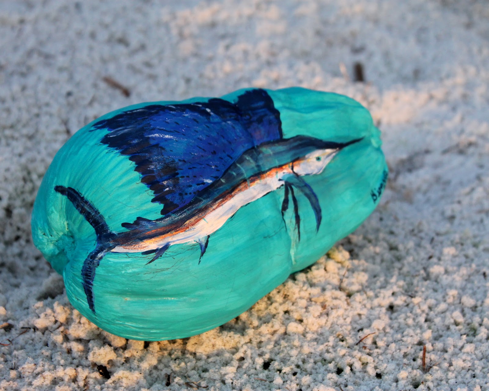 Connecting Pieces: Craft Day- Painted Coconuts