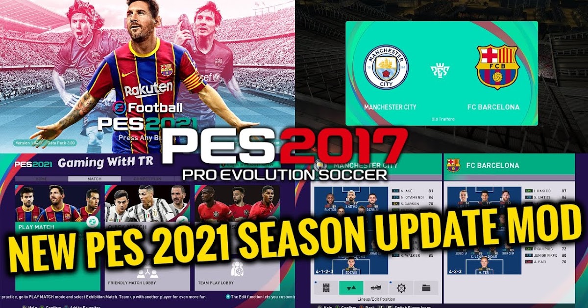 PES 2017 Menu Mod Pack PES 2021 ~ SoccerFandom.com | Free PES Patch and ...