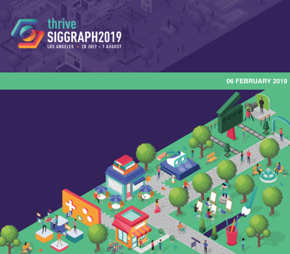#CG @SIGGRAPH 2019 se enfocará en demostrar cómo la tecnología nos ayuda a prosperar ...