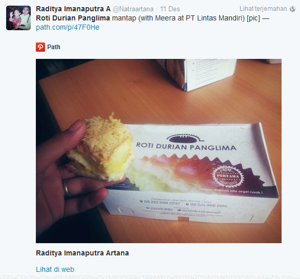Testimoni Para Penggemar Roti Durian Panglima | Roti Durian Panglima