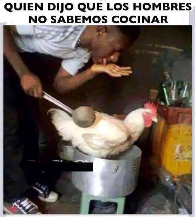Chiste Gráfico: Los hombres cocinando