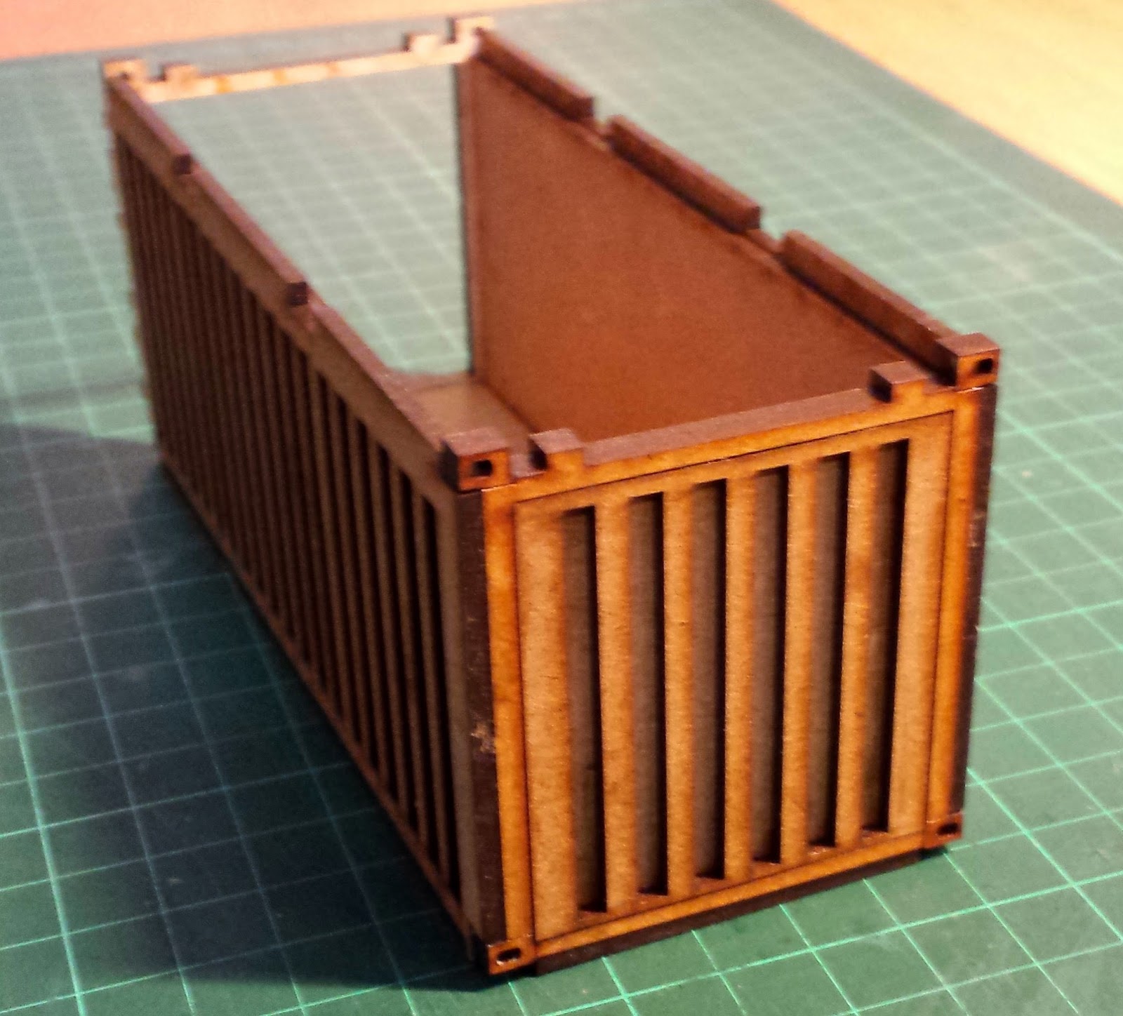 Iron Mammoth's Studio: Laser Cut Shipping Container Build