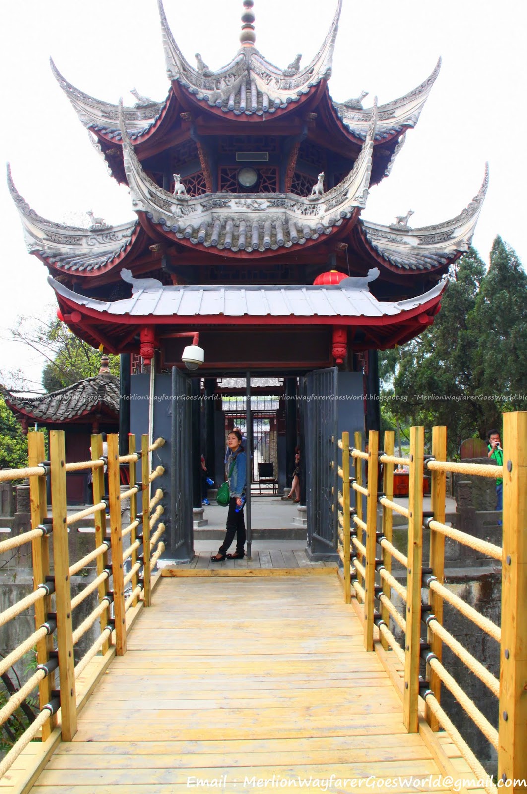 Dujiangyan - Anlan Cable Bridge ~ Merlion Wayfarer Goes World