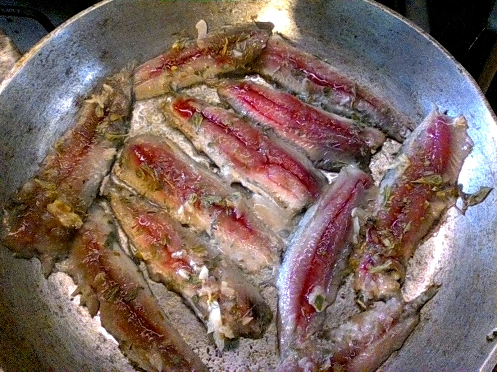 Filetes de Sardina a la Plancha