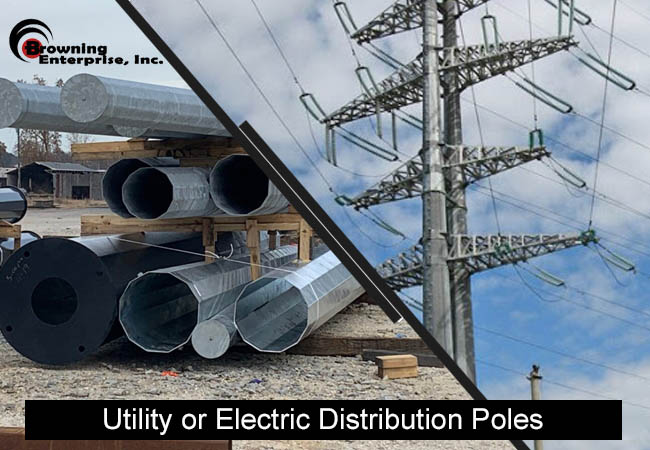 Types of Utility or Electric Distribution Poles
