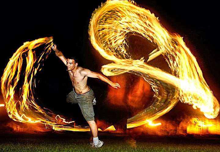 Art of Fire: Poi movement basic － Triangle reel