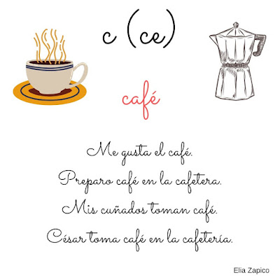 Fichas de lectura: letra c