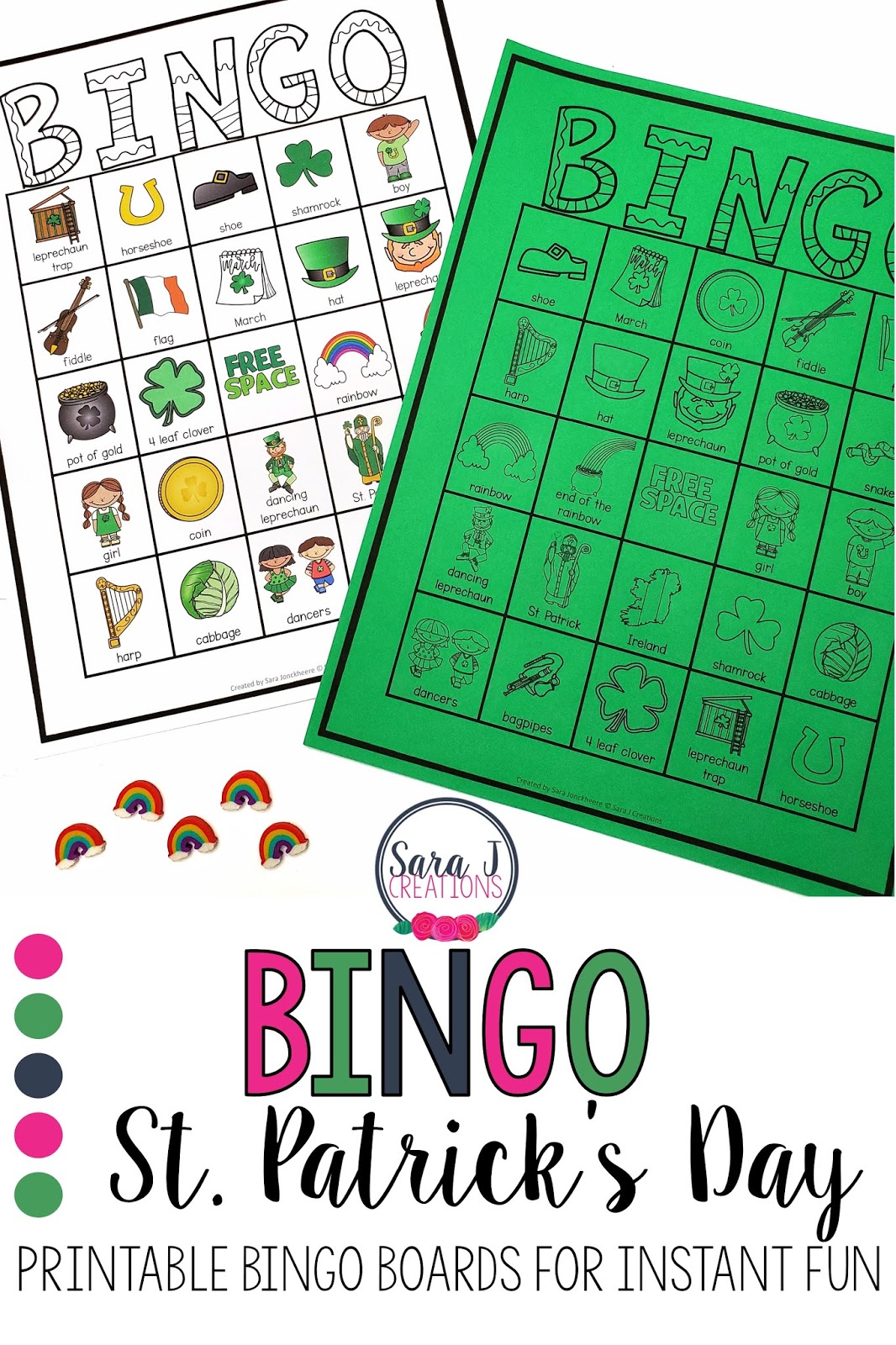 Learning Activities and Games to Play for St. Patrick's Day | Sara J ...