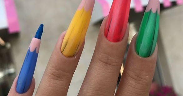 Colour Pencil Nails For Your Fingers | Tekkaus® | Malaysia Lifestyle ...