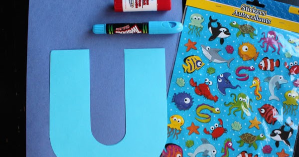 Sly Spoon: Toddler Letters - "U" is for "Under Water"