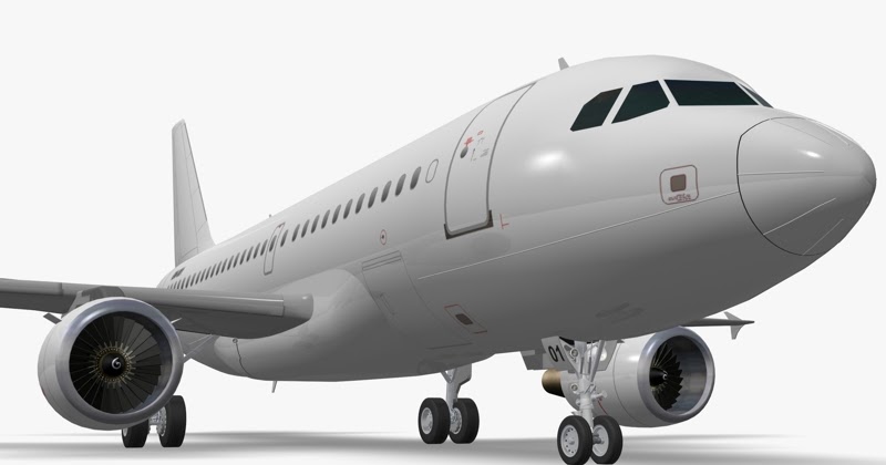 Finest 3D Content: Airbus A319 - 3D model